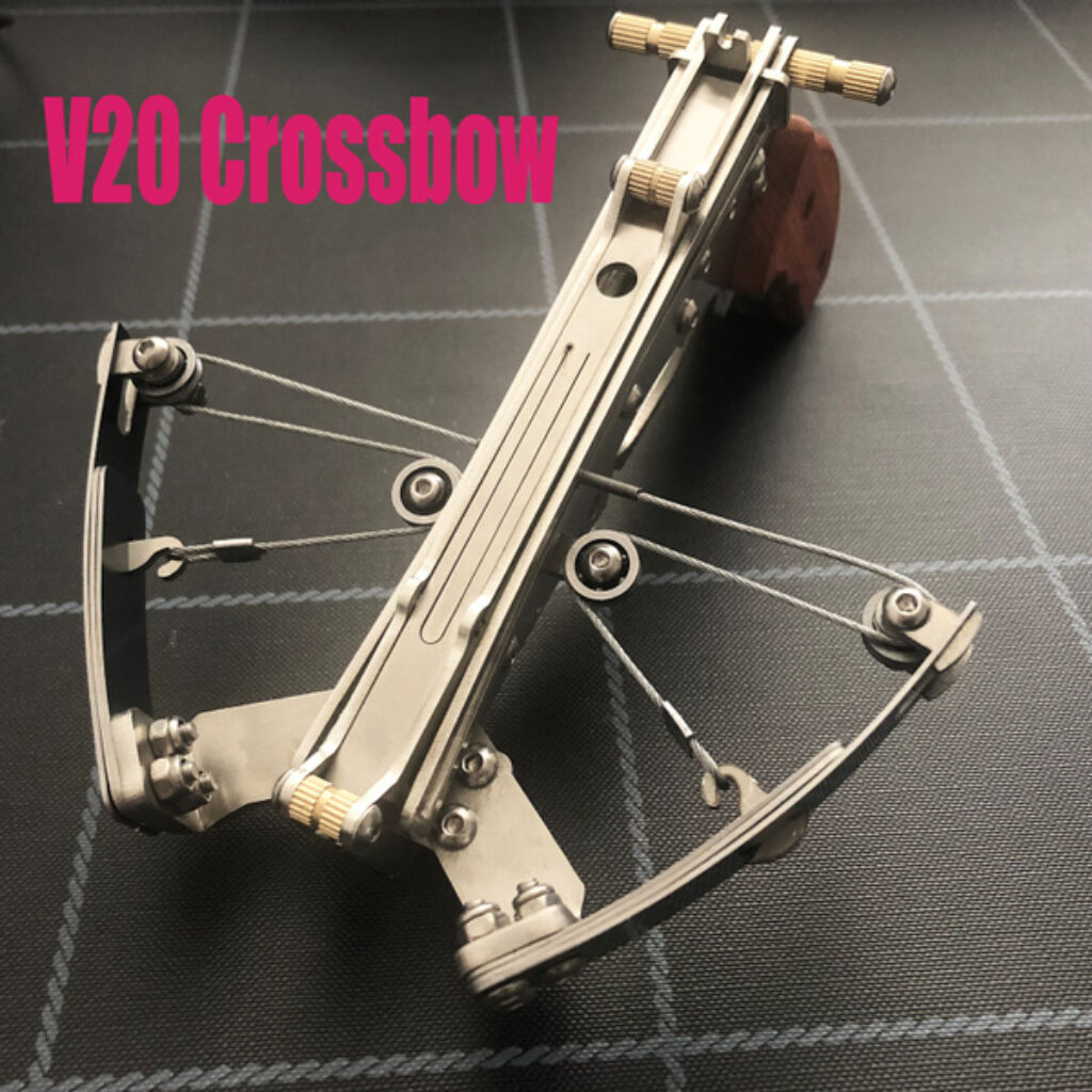 Mini Armbrust V20 mit 4mm Stahlkugeln - SelbstSchutz.Shop